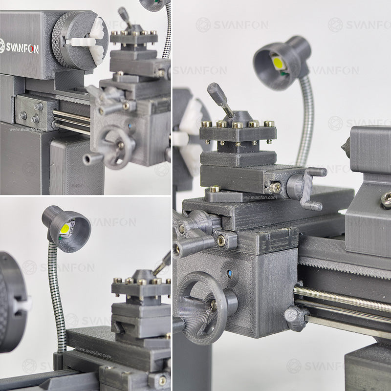 Mini Lathe Model-Mini 3D - Printed Lathe Model – SvanFon Mini Metal ...