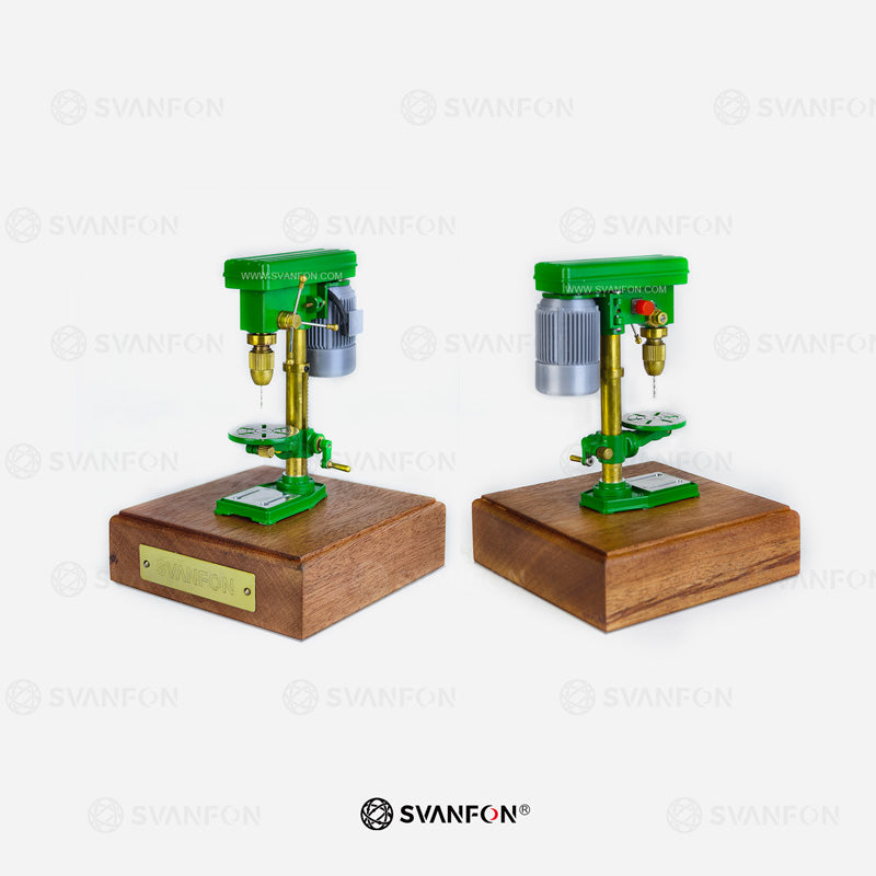 Mini Drill Press Model: 1:10 Miniature Mechanical Art – SvanFon Mini ...