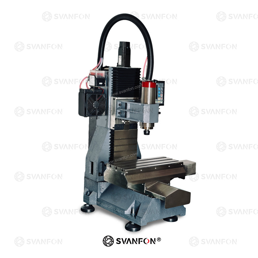 Mini CNC Milling Machine – Metal Engraving & Cutting Mill – SvanFon ...