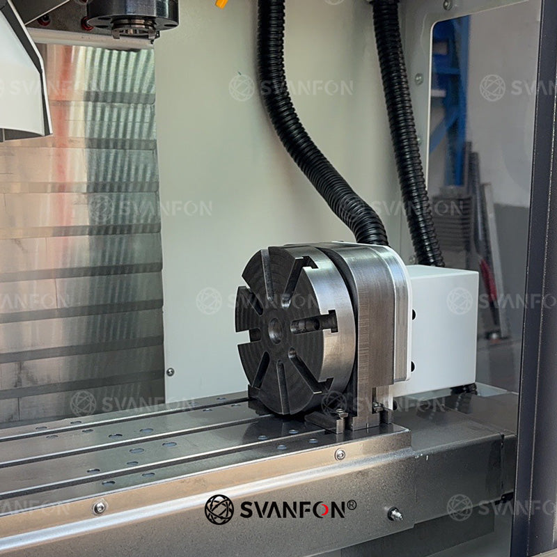 VMC215 Small 3-Axis/4-Axis Benchtop CNC Vertical Machining Center ...